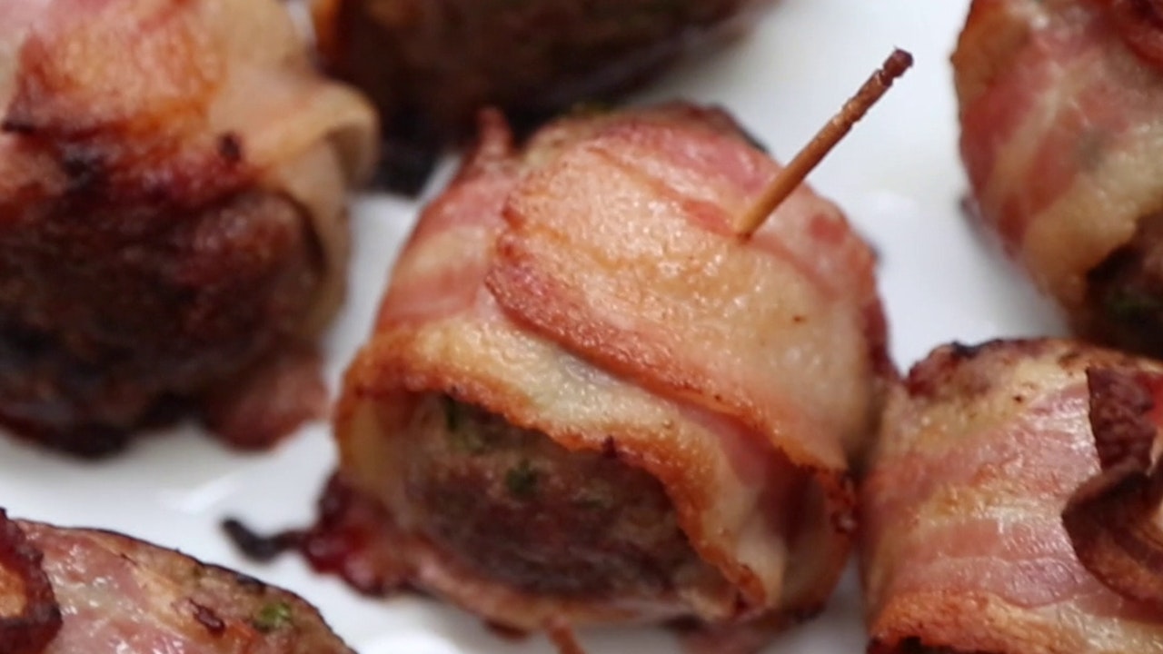 Bacon Wrapped Meatballs | Tastemade