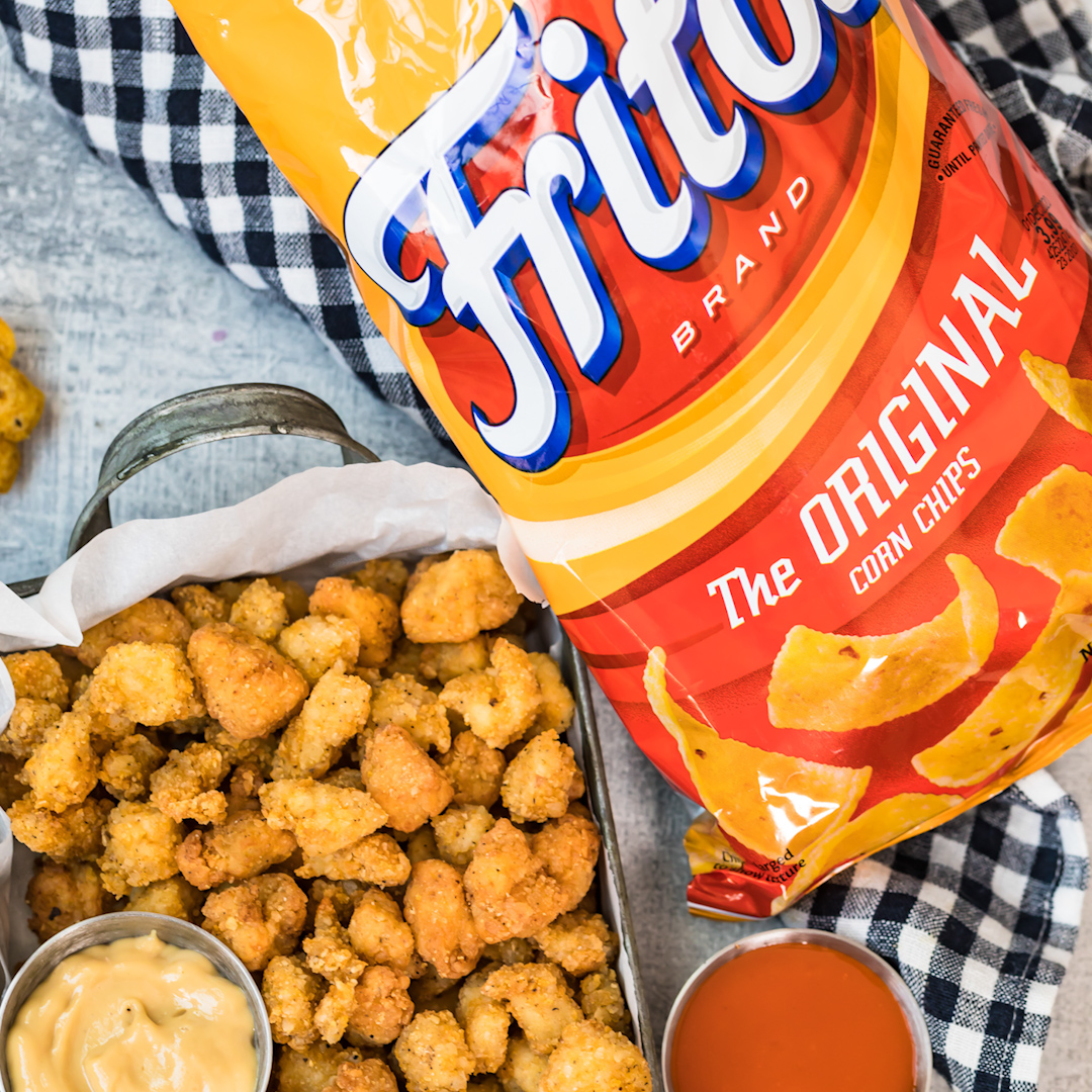 FRITOS® Crusted Popcorn Chicken | Tastemade