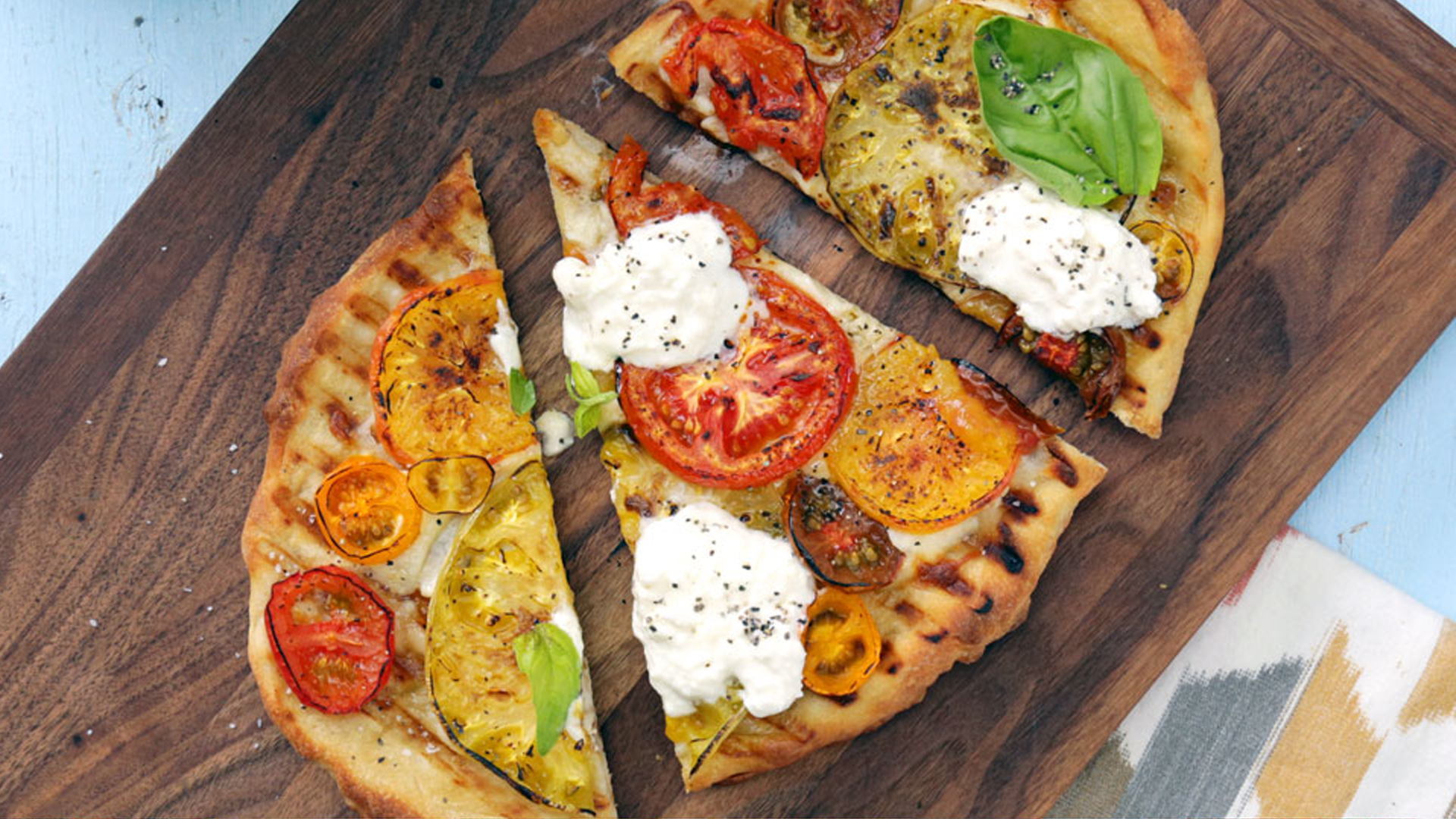 Rainbow Heirloom Tomato Pizza | Tastemade