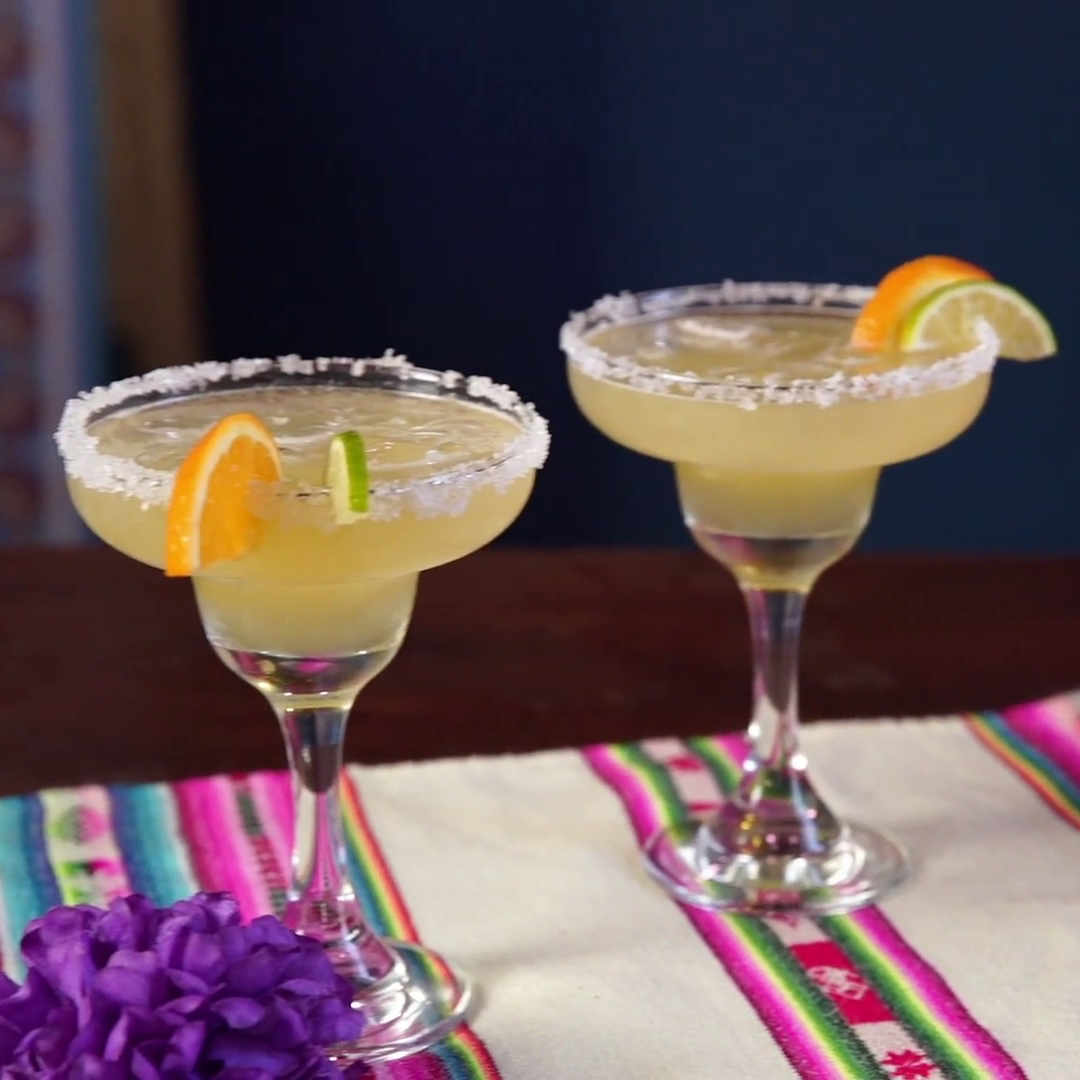 Margarita de Lima y Naranja | Tastemade