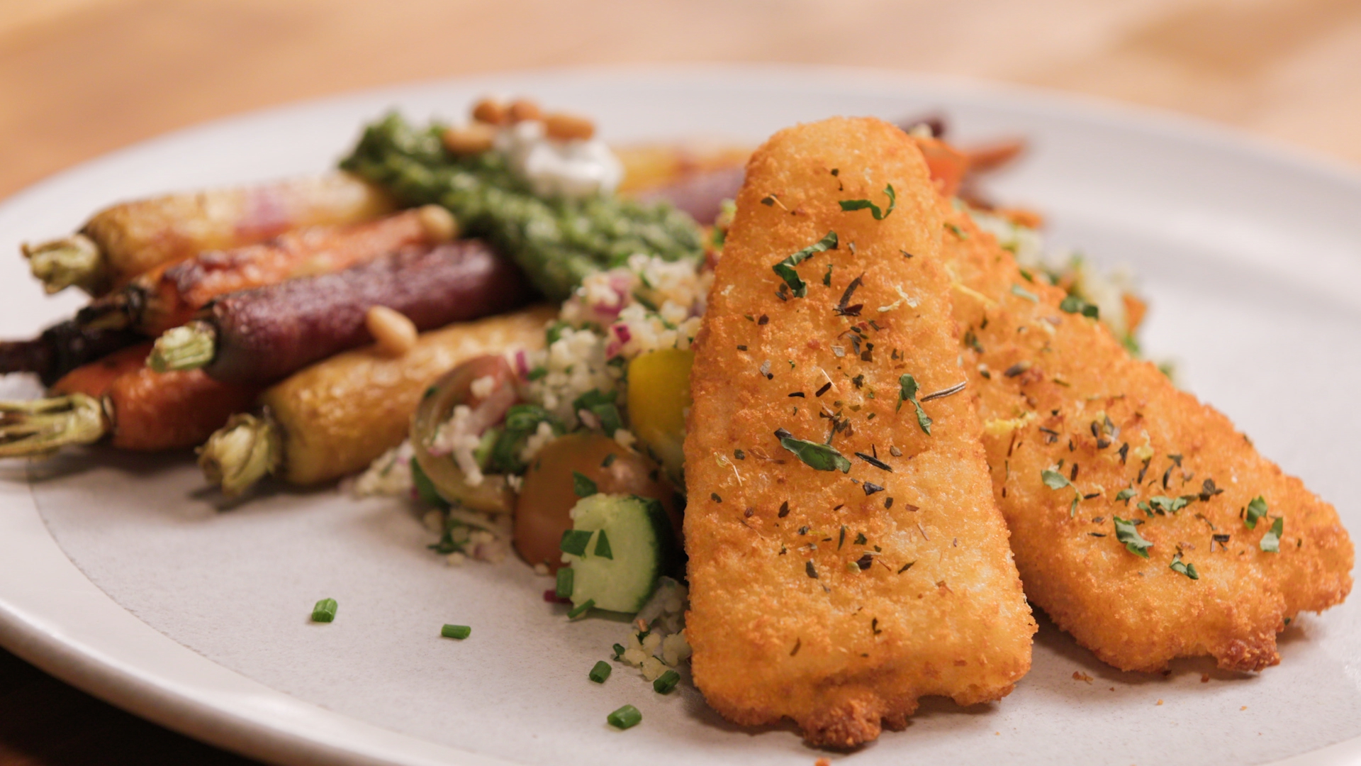 Mediterranean Crunchy Fish Platter | Tastemade