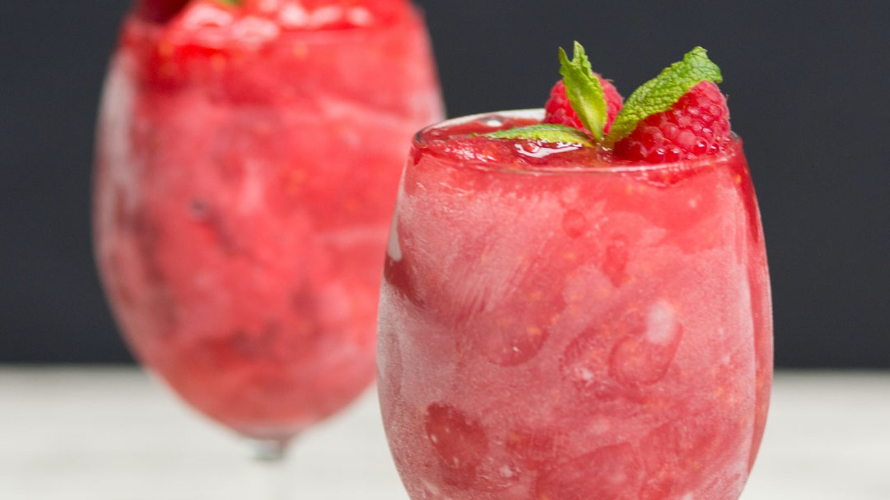Raspberry Rosé Sorbet | Tastemade