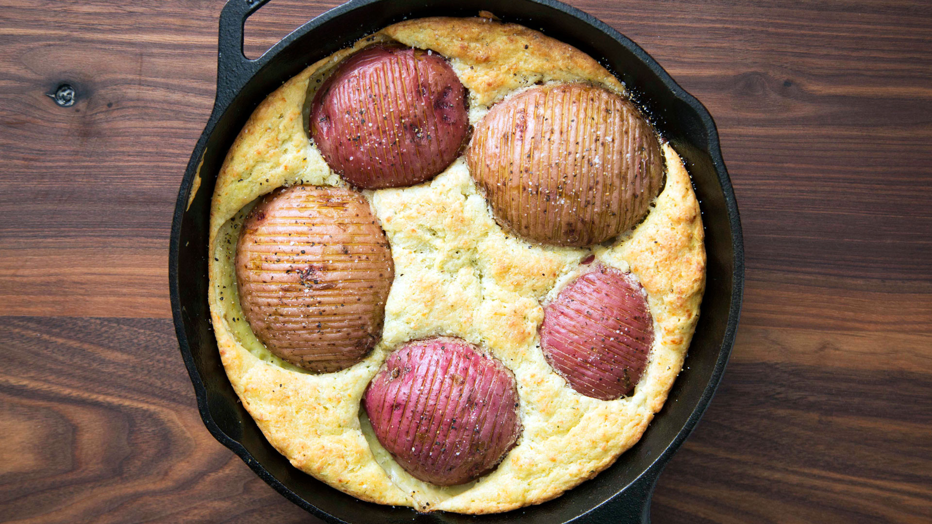 Pastel de papas hasselback | Tastemade