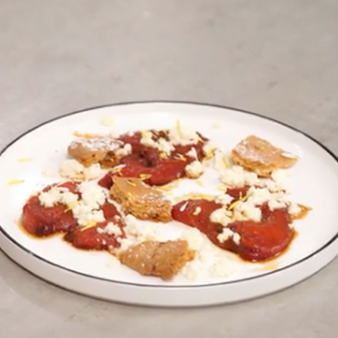 Sandia Asada + Ricota + Torraditas de Almidón de Mandioca | Tastemade