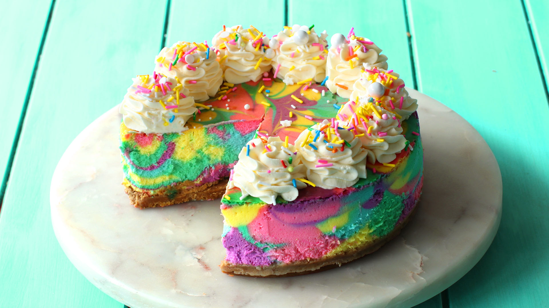Cheesecake de Colores | Tastemade