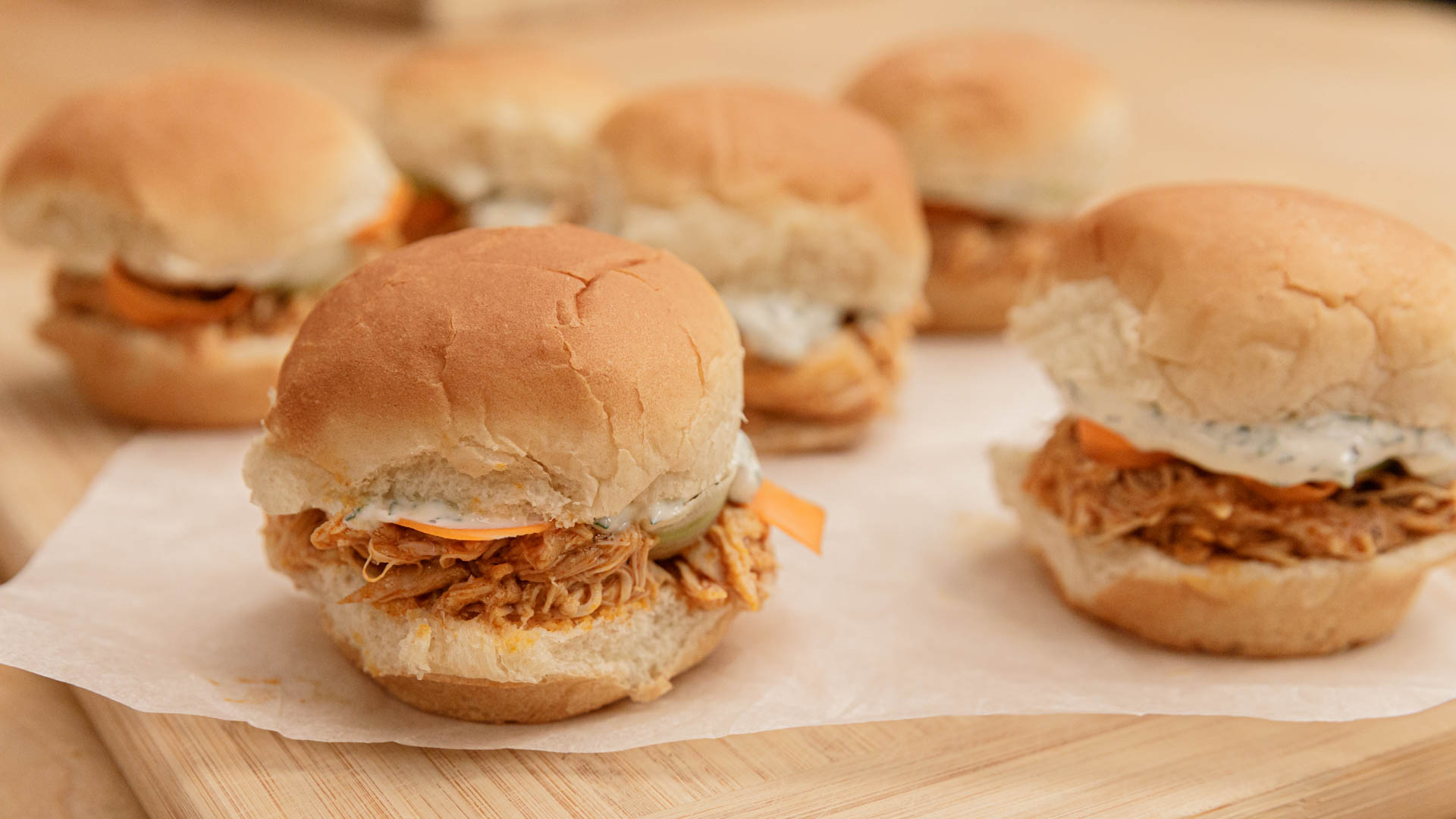 Buffalo Chicken Sliders | Tastemade