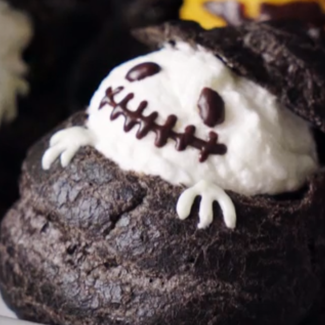 Halloween Choux Pastries | Tastemade