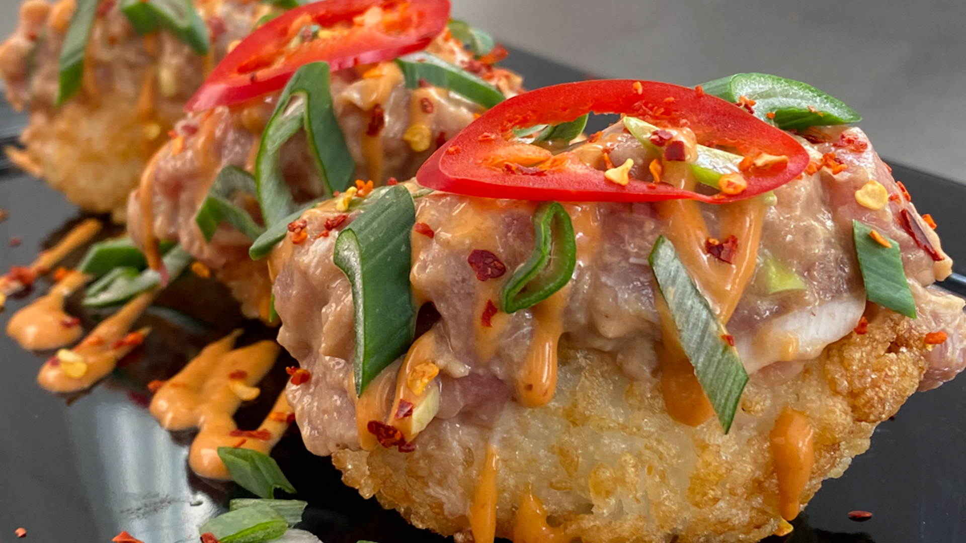 Spicy Tuna Crispy Nigiri | Tastemade