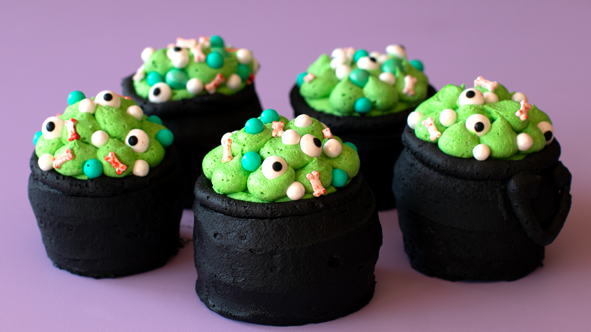 Mini Cauldron Cakes | Tastemade
